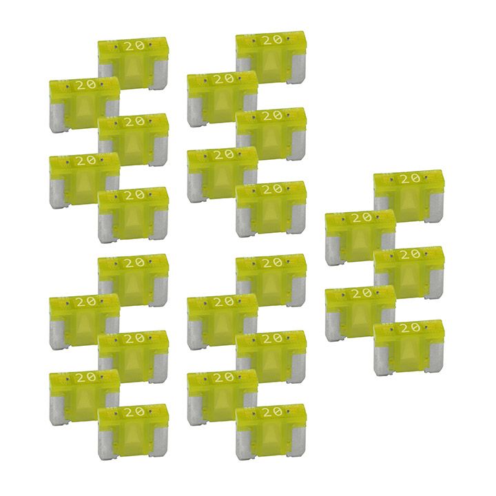 Buy Audiopipe Atm 20 Amp Low Profile Mini Fuse (25 Pack) Online - Nippon