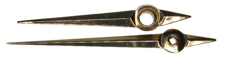Buy Brass Sword Hands 2-1/4" Minute Hand for German 8-Day Clocks Online