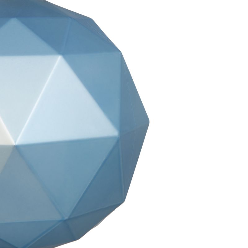 6" Periwinkle Matte Geo Ball 4/Bg