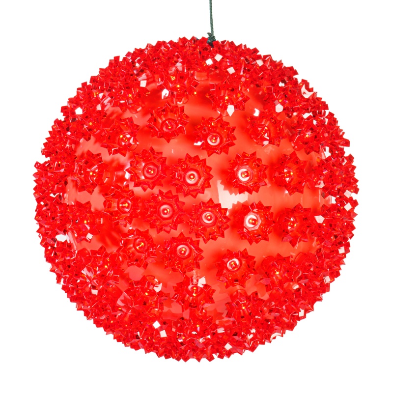 Buy 150Lt x 10" LED Red Starlight Sphere Online - Vickerman