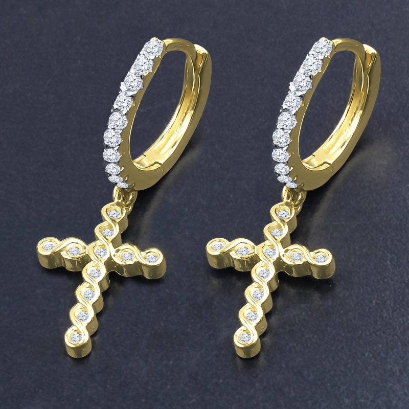 Buy Dominique Silver Earrings Online