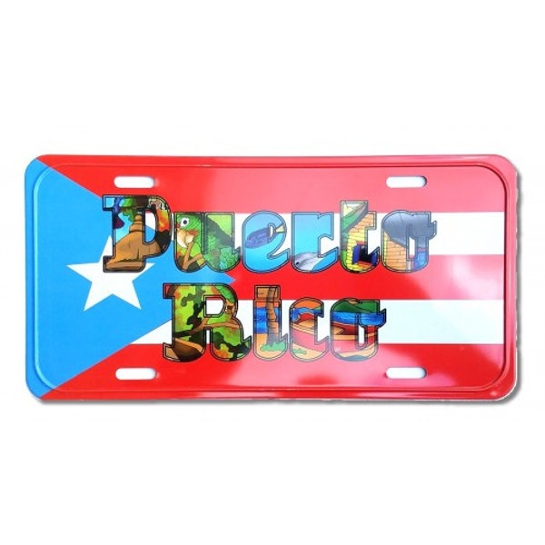 Buy Puerto Rico License Plate with Letters Online - Collectible ...
