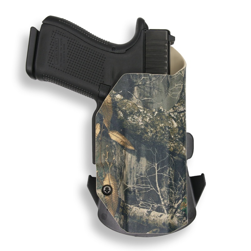 Smith & Wesson M&P 9 Shield Ez With Olight Pl-Mini 2 Valkyrie Owb Holster