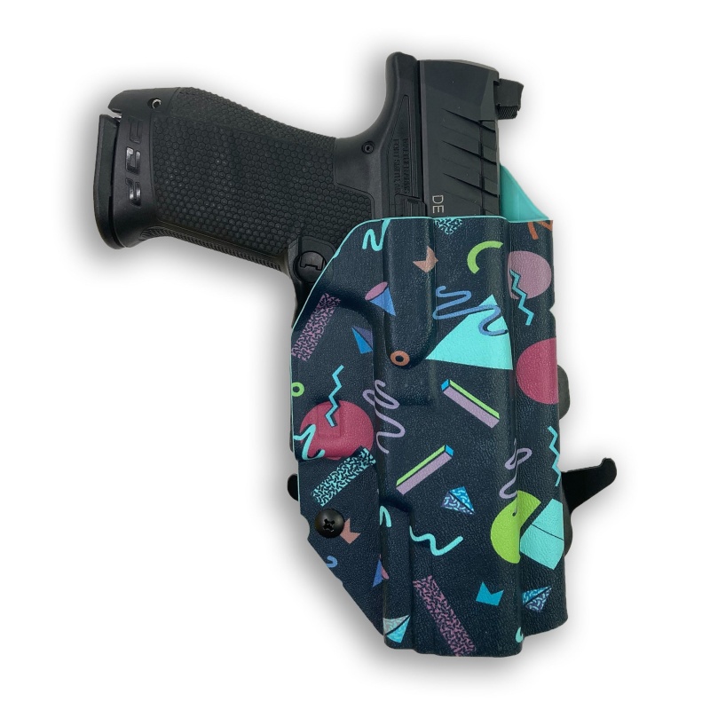 Smith & Wesson M&P 9 Shield Ez With Olight Pl-Mini 2 Valkyrie Owb Holster