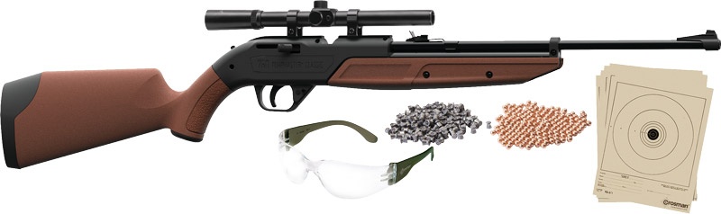 Crosman 760 Pumpmaster Rifle Bb/177 W/4X Scope Glasses Ammo