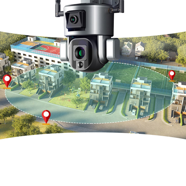 Ty7 Dual Pro - 4K Lte 4G Dual Lens Solar Powered Rotating Security ...